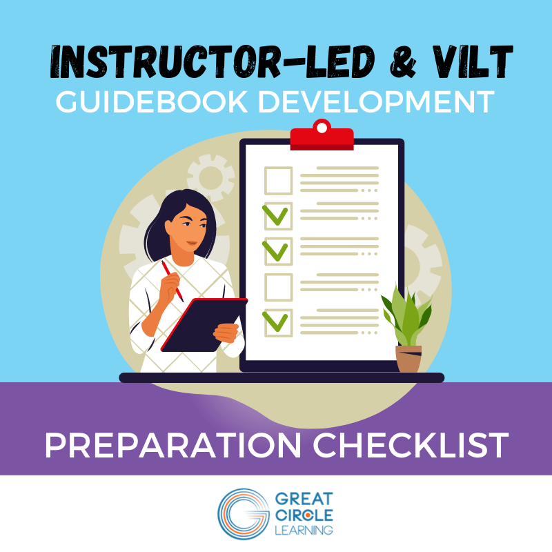 ILT & VILT Guidebook Preparation Checklist